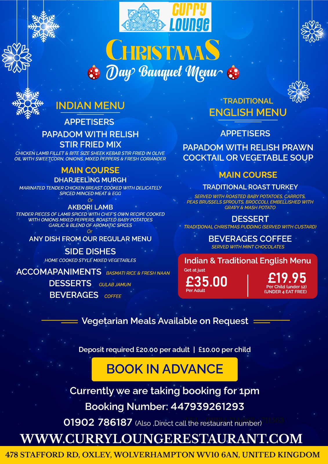 THE CURRY LOUNGE Wolverhampton | 10% OFF* Order Online - Book A Table ...